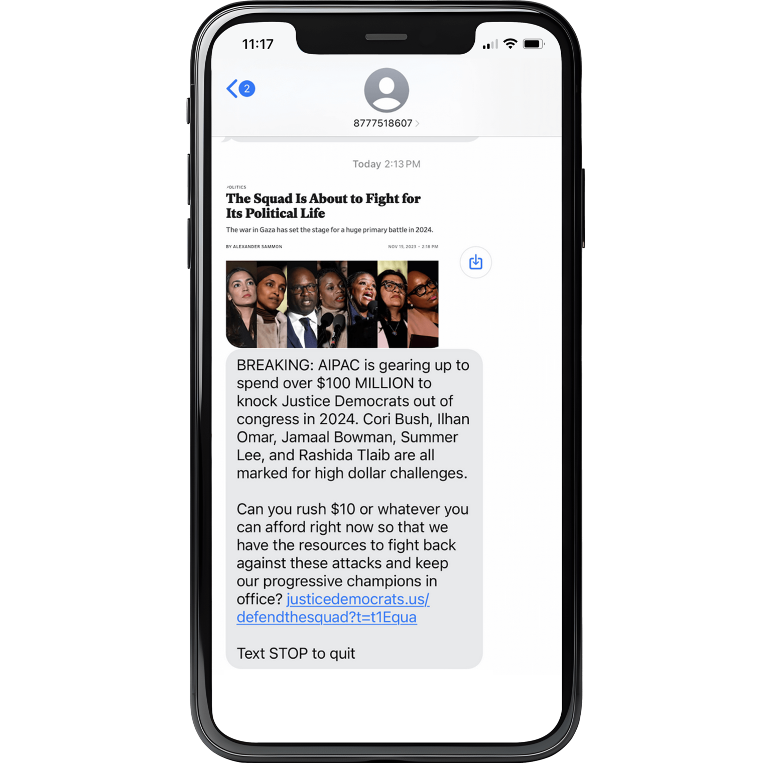 Justice Democrats | Middle Seat